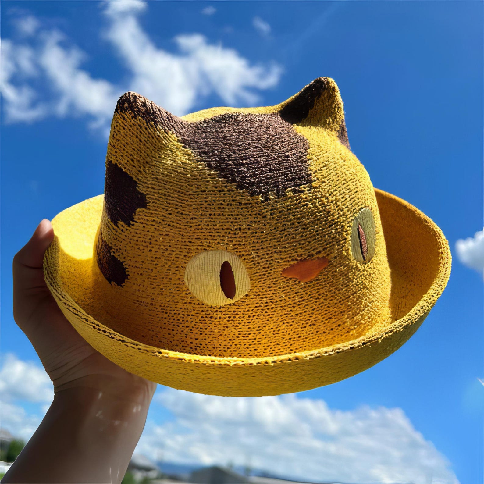 My Neighbor Totoro Catbus Mesh Hat 50cm 52cm, Chin Strap, Official ...