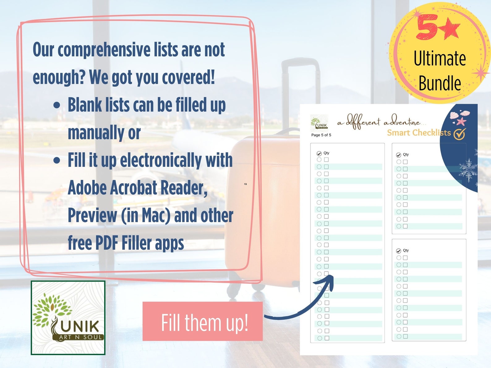 Travel Packing List, EDITABLE and PRINTABLE PDF, Ultimate Travel ...