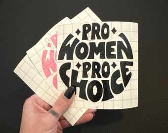 Pro Choice Window Decal - Etsy