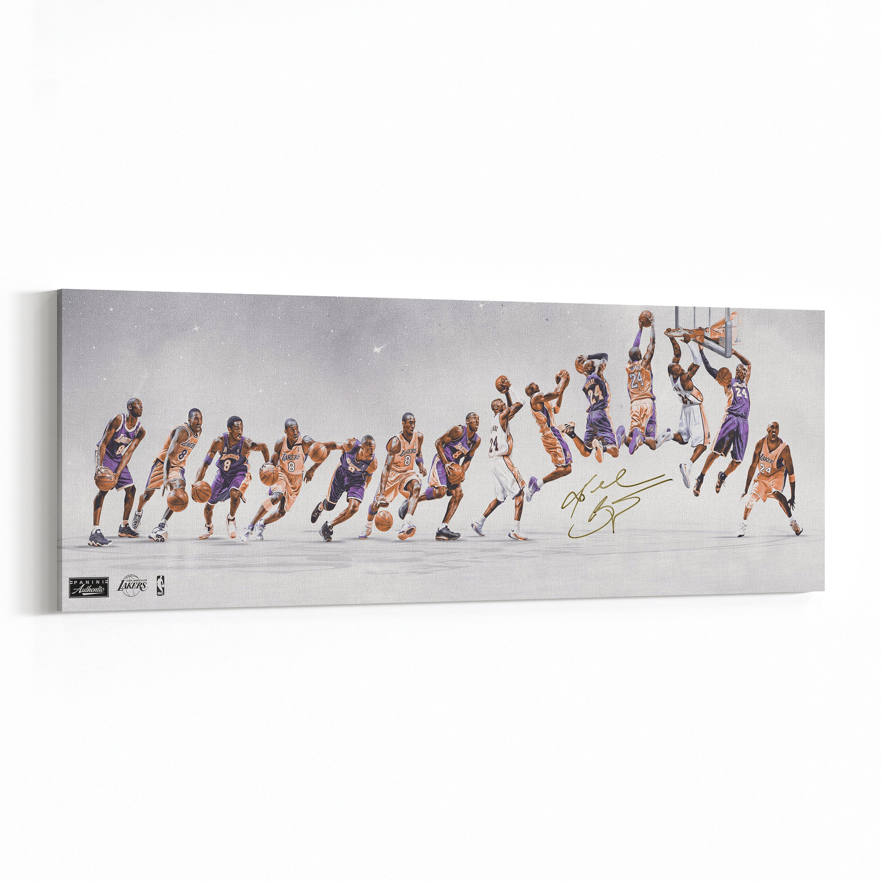 Kobe Bryant Timeline Canvas, Black Mamba Wall Art, Canvas Wall Decor ...