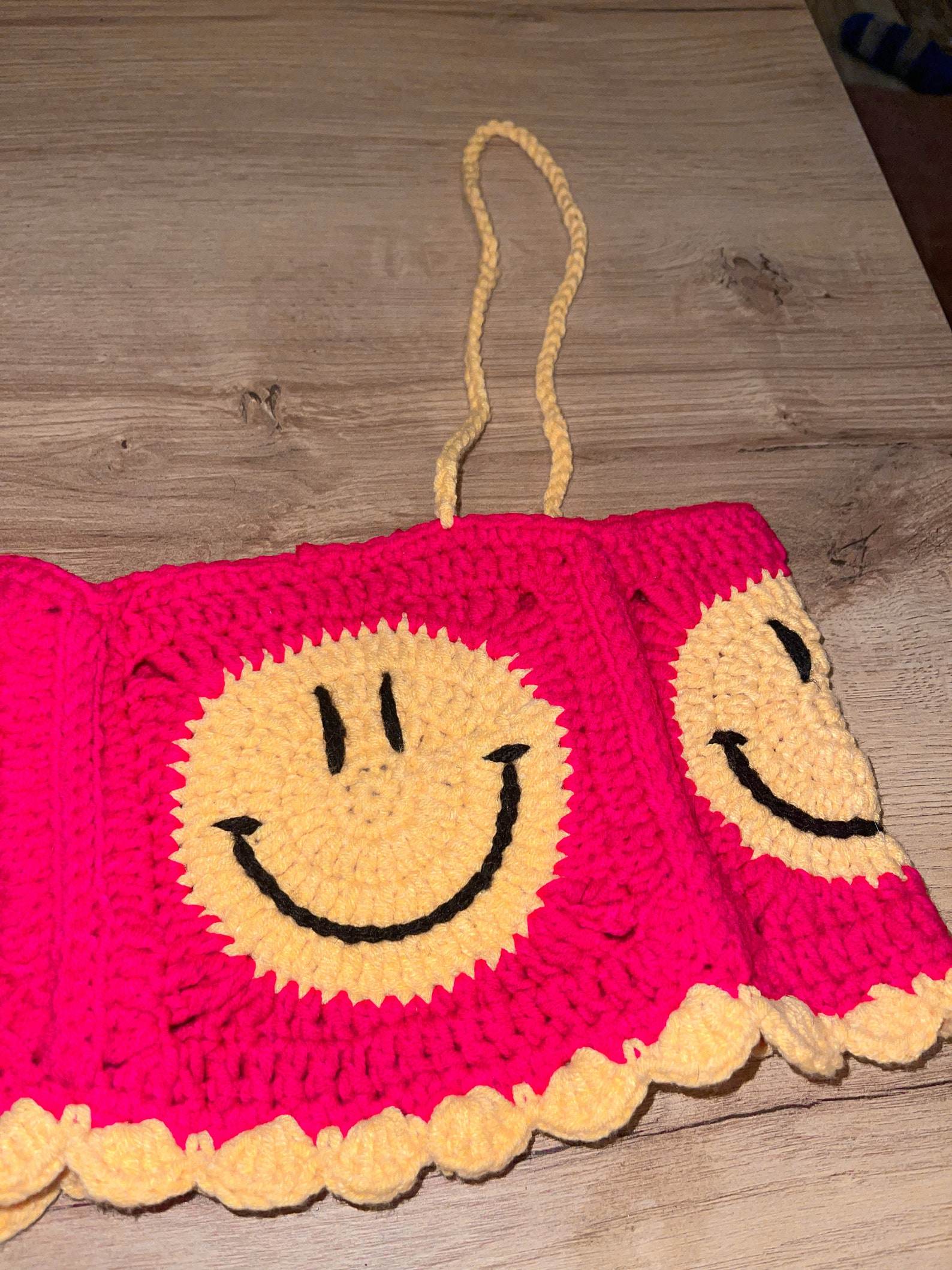 Smiley Face Crop Top Pattern - Happy Face Top Crochet Pattern - Etsy UK