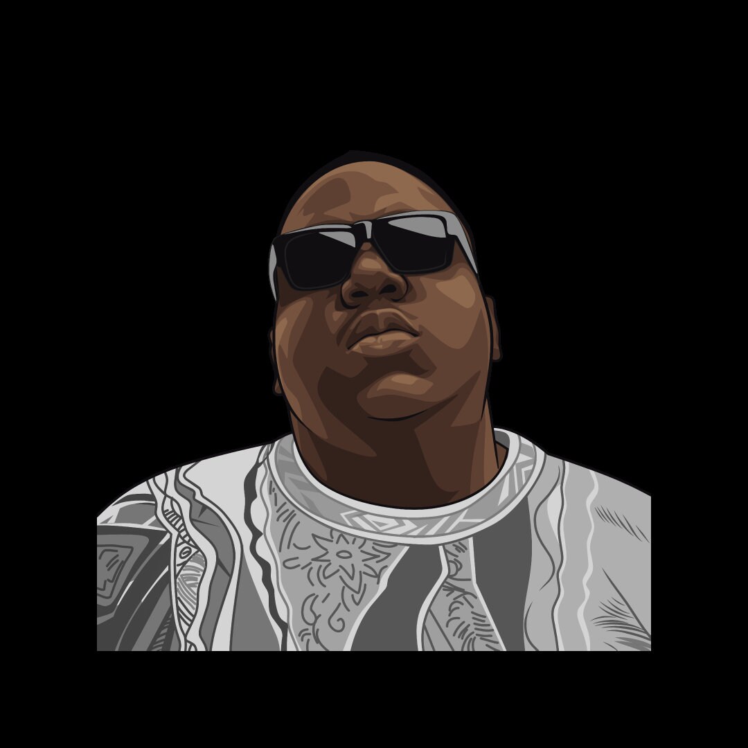 B.I.G.G.I.E. Biggie Notorious BIG .png File - Etsy