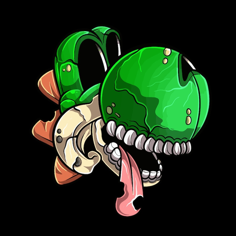 Yoshi Super Mario Bros Luigi Funny Sticker Design Digital Png Vector