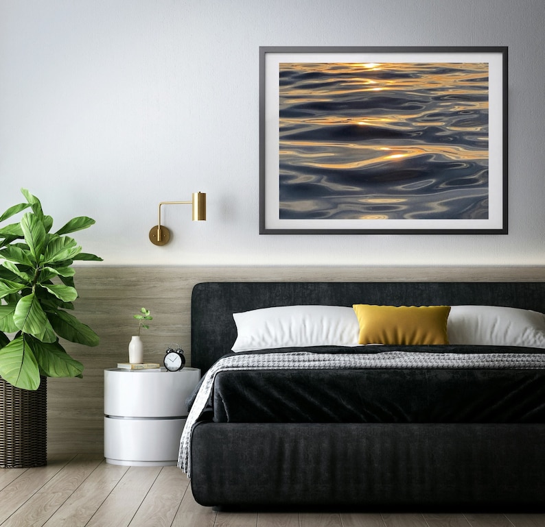 Sunset Golden Touch Ocean Ripples Captivating Light Dance Serene ...