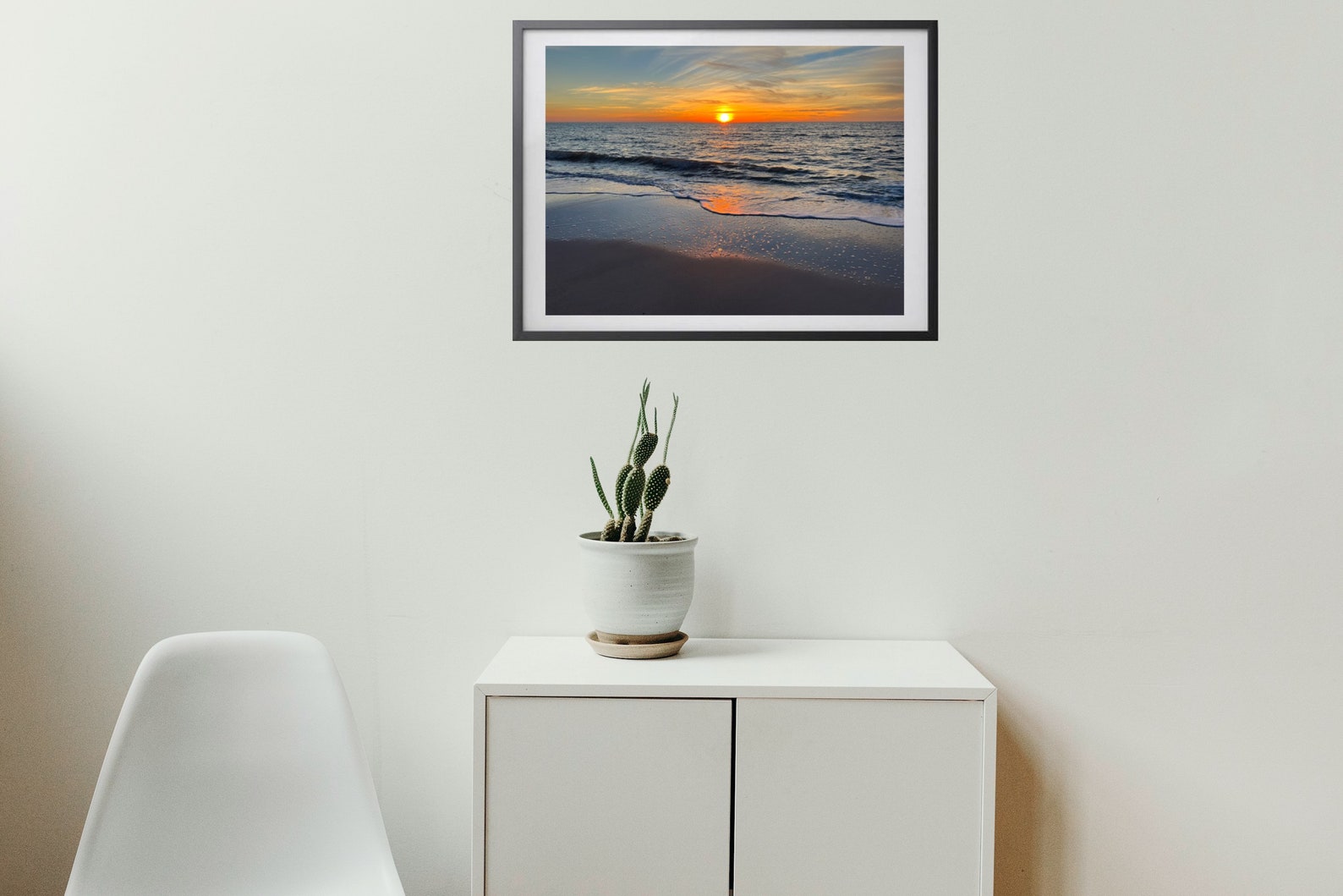 Sunset Ocean Florida Surf Zen Golden Hour Serenity Soft Waves Tranquil ...