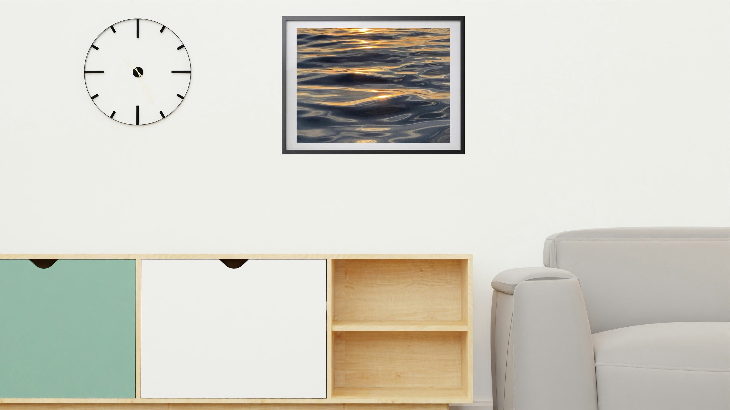 Sunset Golden Touch Ocean Ripples Captivating Light Dance Serene ...