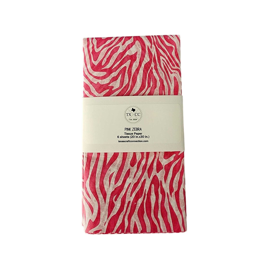 Pink Zebra Tissue Paper / Cute Tissue Paper Gift Wrap - Etsy