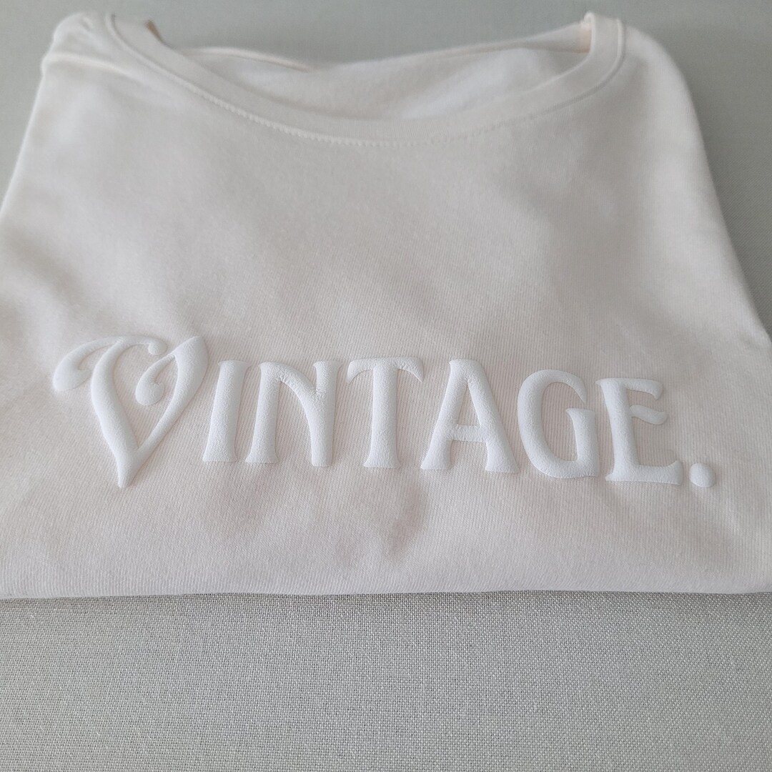 Retro 3D Custom Shirt | Personalized T-shirt With Custom Name & Puff ...
