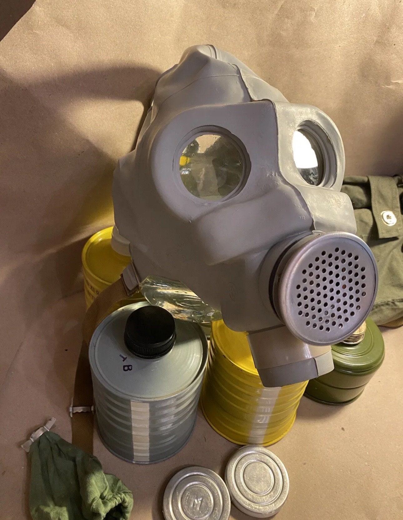 Soviet USSR Military Vintage Gas Mask PMG nerekhta 100% Original Army ...