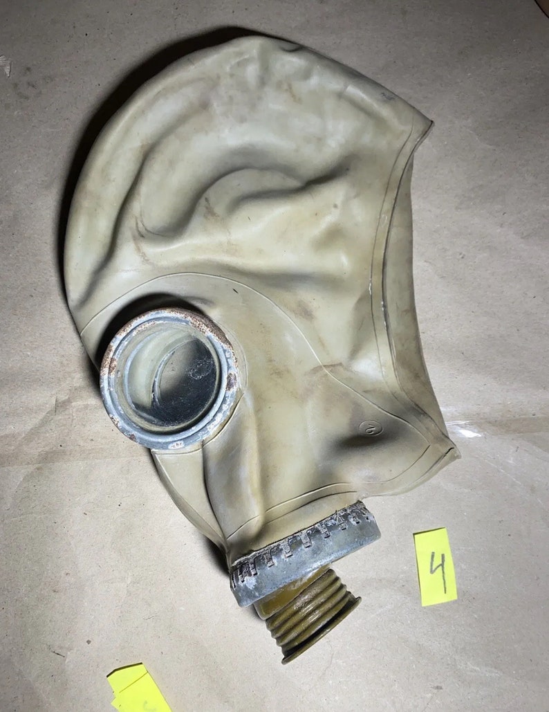 Protection Gas Mask SHM-41 1952 SHM41 SHM Size 2 Soviet Vintage USSR ...