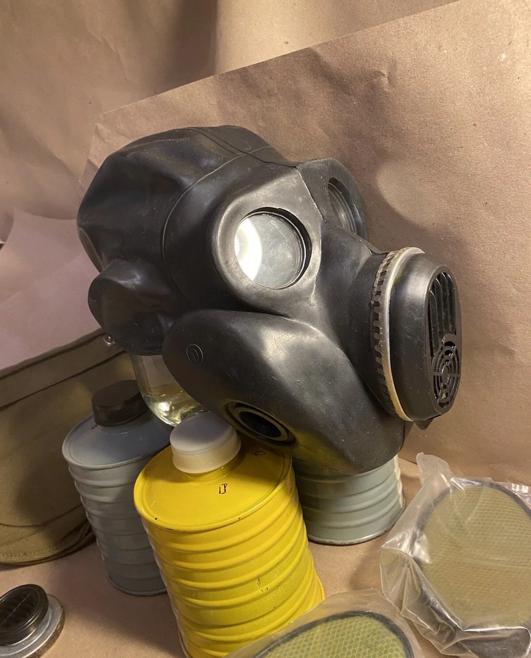 Soviet USSR Gas Mask PBF EO-19 “khomyak”, “khomiak” Vintage Military ...