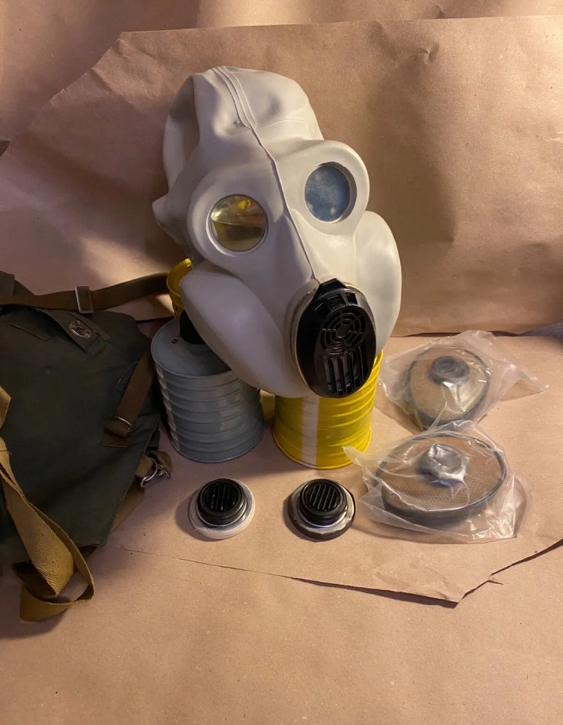 Soviet USSR Gas Mask PBF EO-19 khomyak, khomiak Vintage Military Army ...