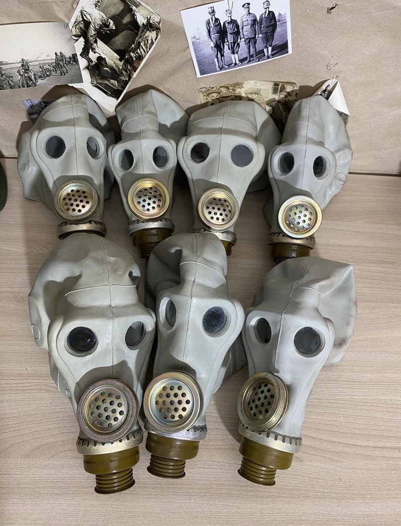 1 Mask Gas Mask Prv-u RSH-4 SHMS Soviet Vintage Rocket Military Army ...