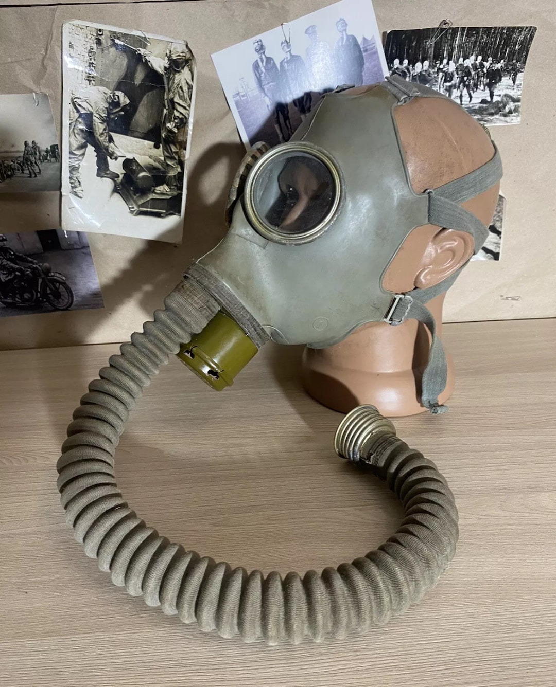 Soviet USSR Military Vintage Gas Mask GP-4U 1959 GRAY Mask Very Rare ...
