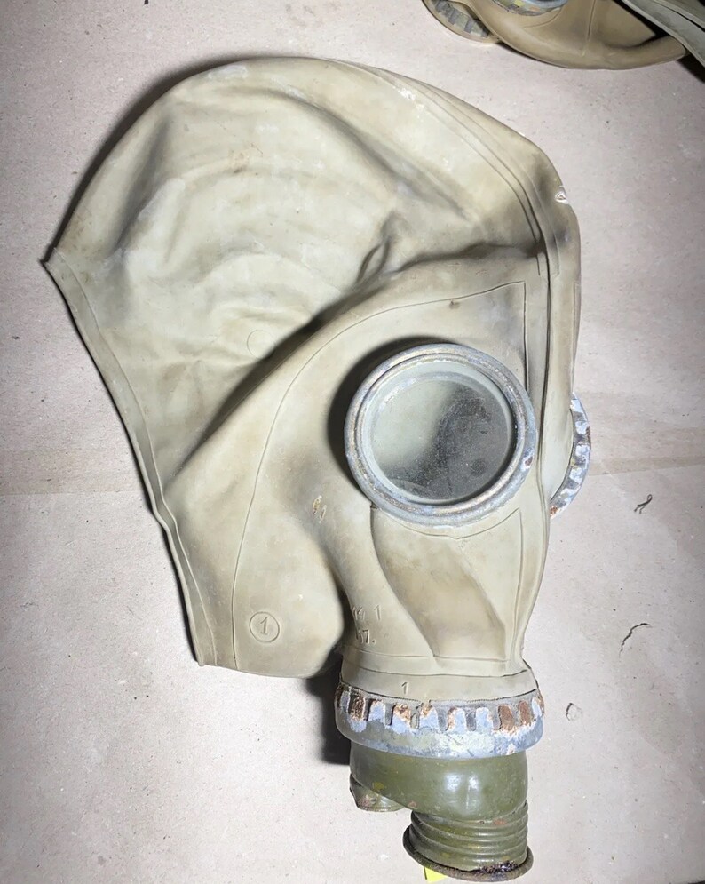 Protection Gas Mask Soviet USSR Original SHM-41M 1957 Year Rare Army ...