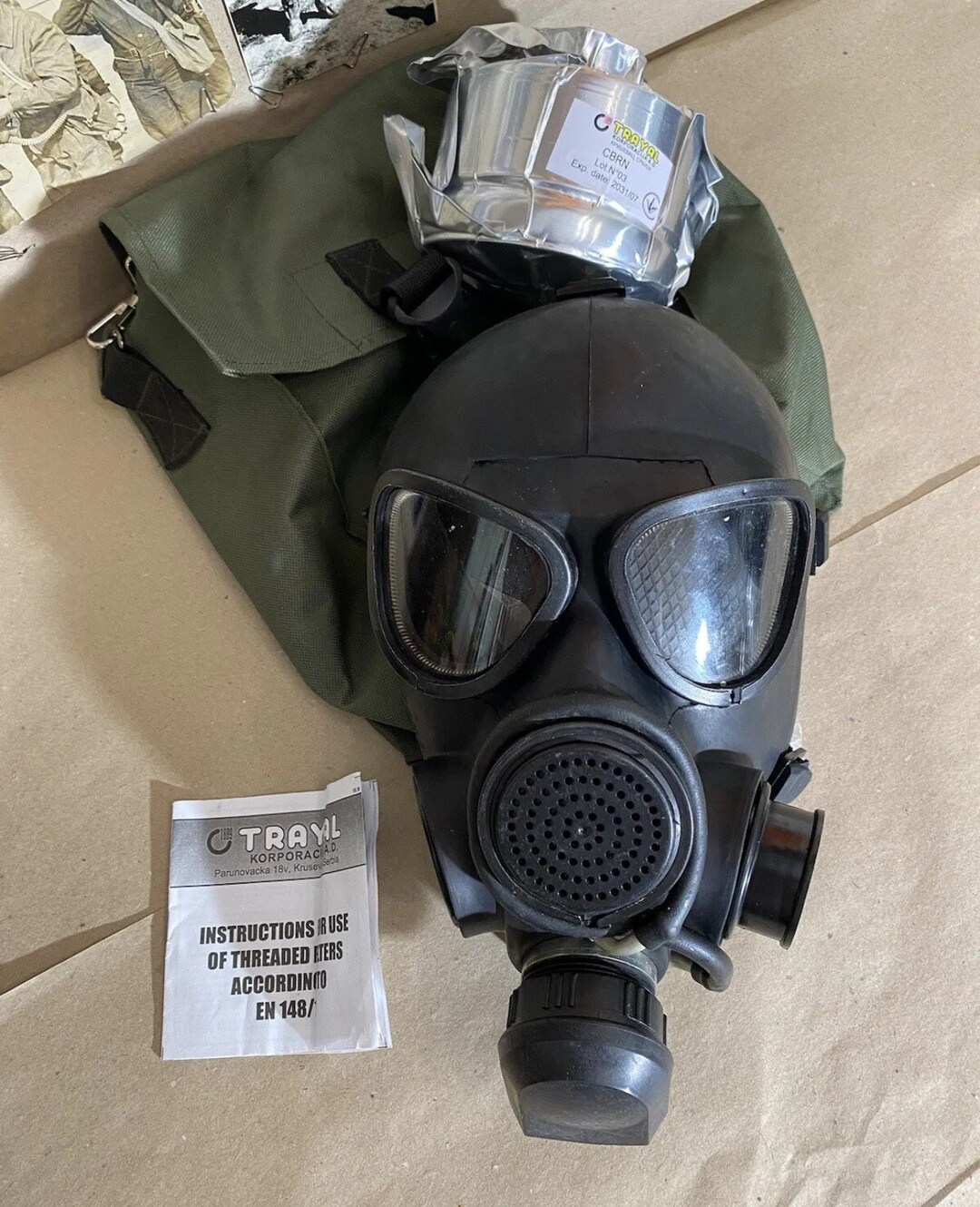 Protection Gas Mask ZU-2020 Mp-4 CL-3 Pmk 2 Pmk2 (pmk-2 GP-7) 2020 ...
