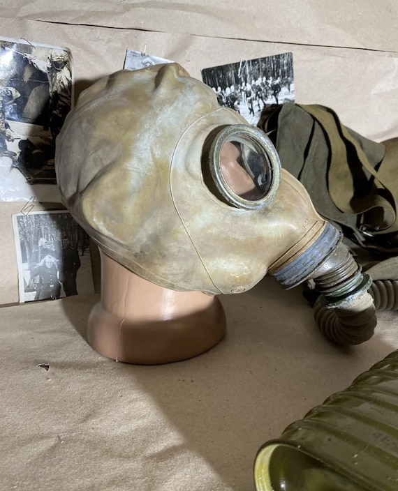 protection gas mask Soviet USSR military vintage gas … - Gem