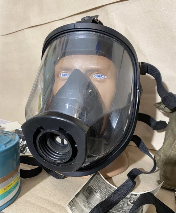 Panoramic Gas Mask MAG 2005 Sorbent Russia Vintage Mi… - Gem