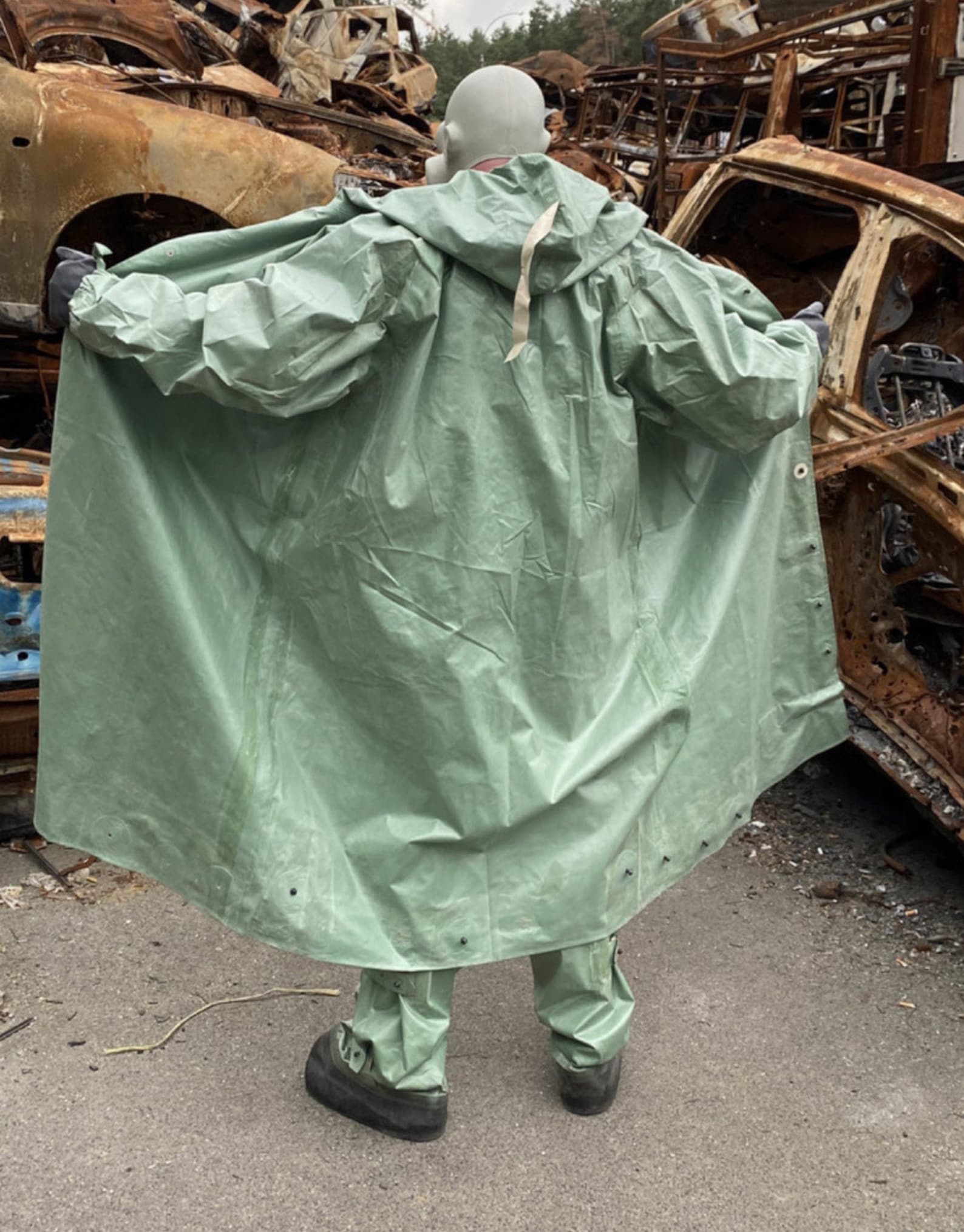 OZK CLOAK Soviet Military Vintage 100% Original Chemical Protection ...