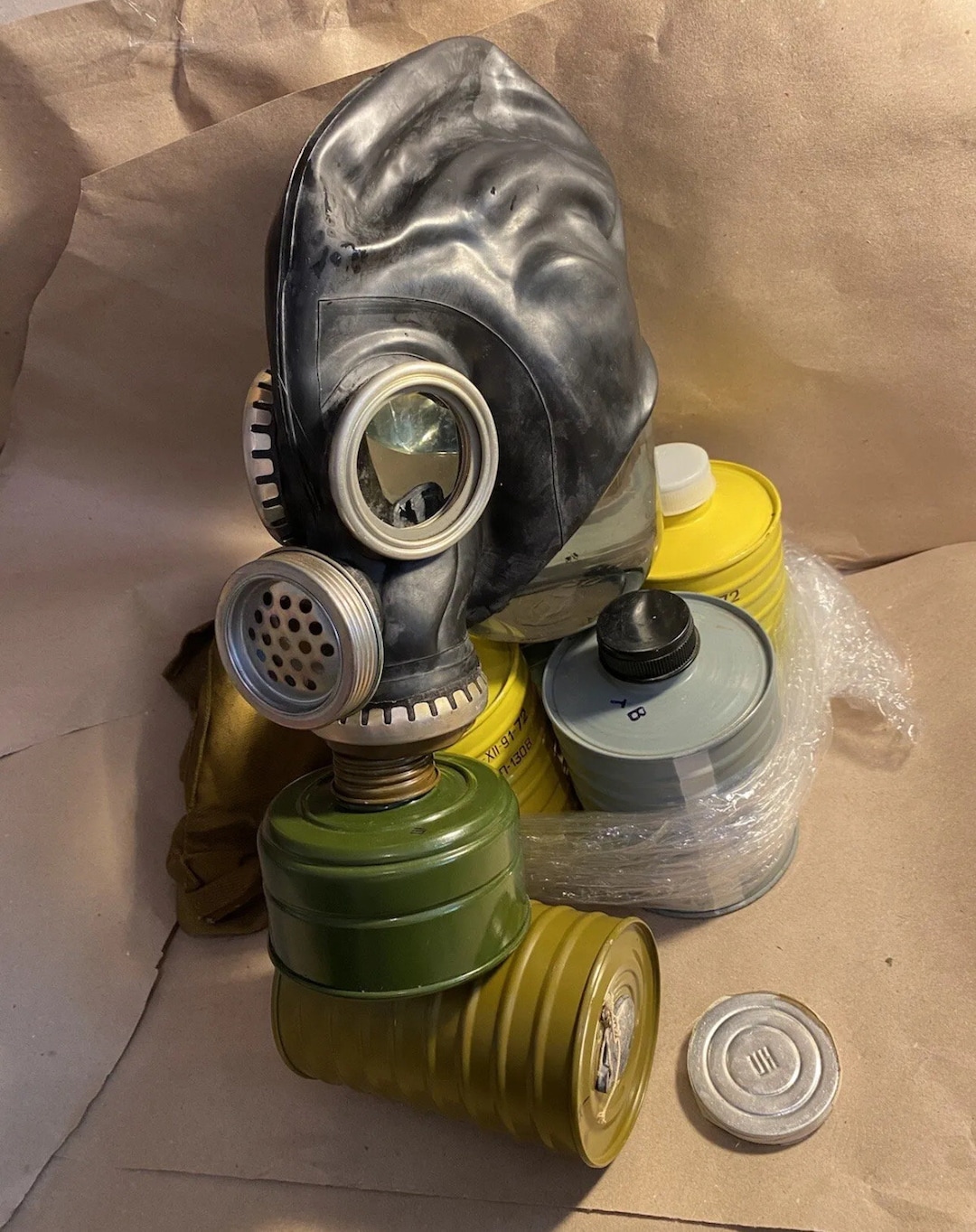 Soviet USSR Military Protection Vintage Gas Mask PMG-2 PMG 2 PMG2 Army ...