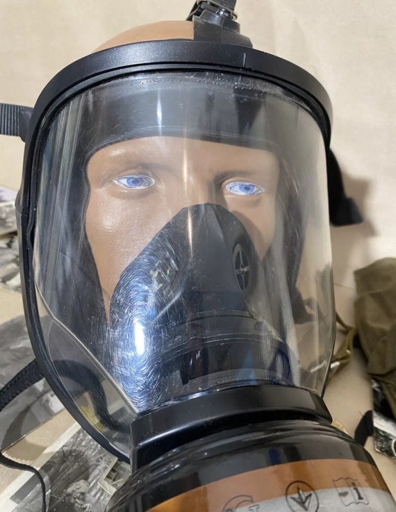 Panoramic Gas Mask MAG 2005 SORBENT Russia Vintage Mi… - Gem