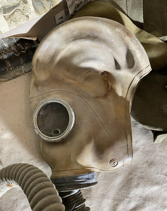 protection gas mask Soviet USSR military vintage gas … - Gem