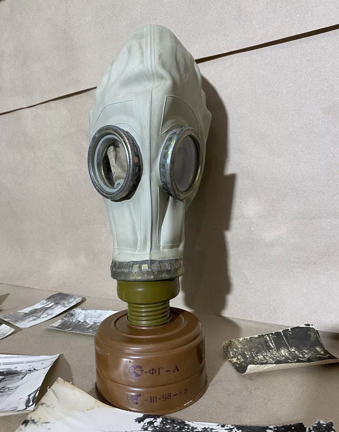 Original Rare Gas Mask SHM-41M 1964 Fg-a Size 2 USSR Soviet Military ...