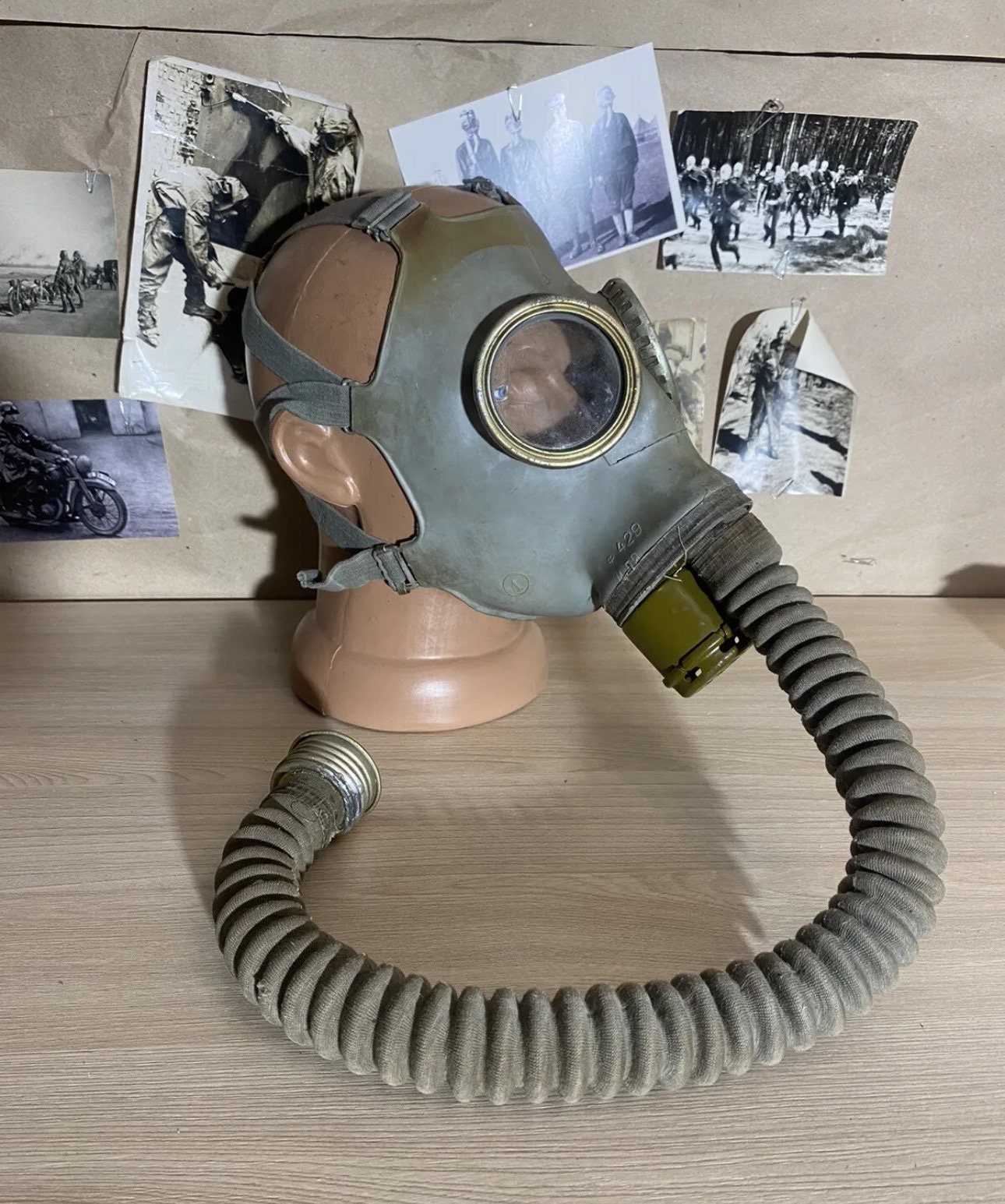 Soviet USSR Military Vintage Gas Mask GP-4U 1959 GRAY Mask Very Rare ...