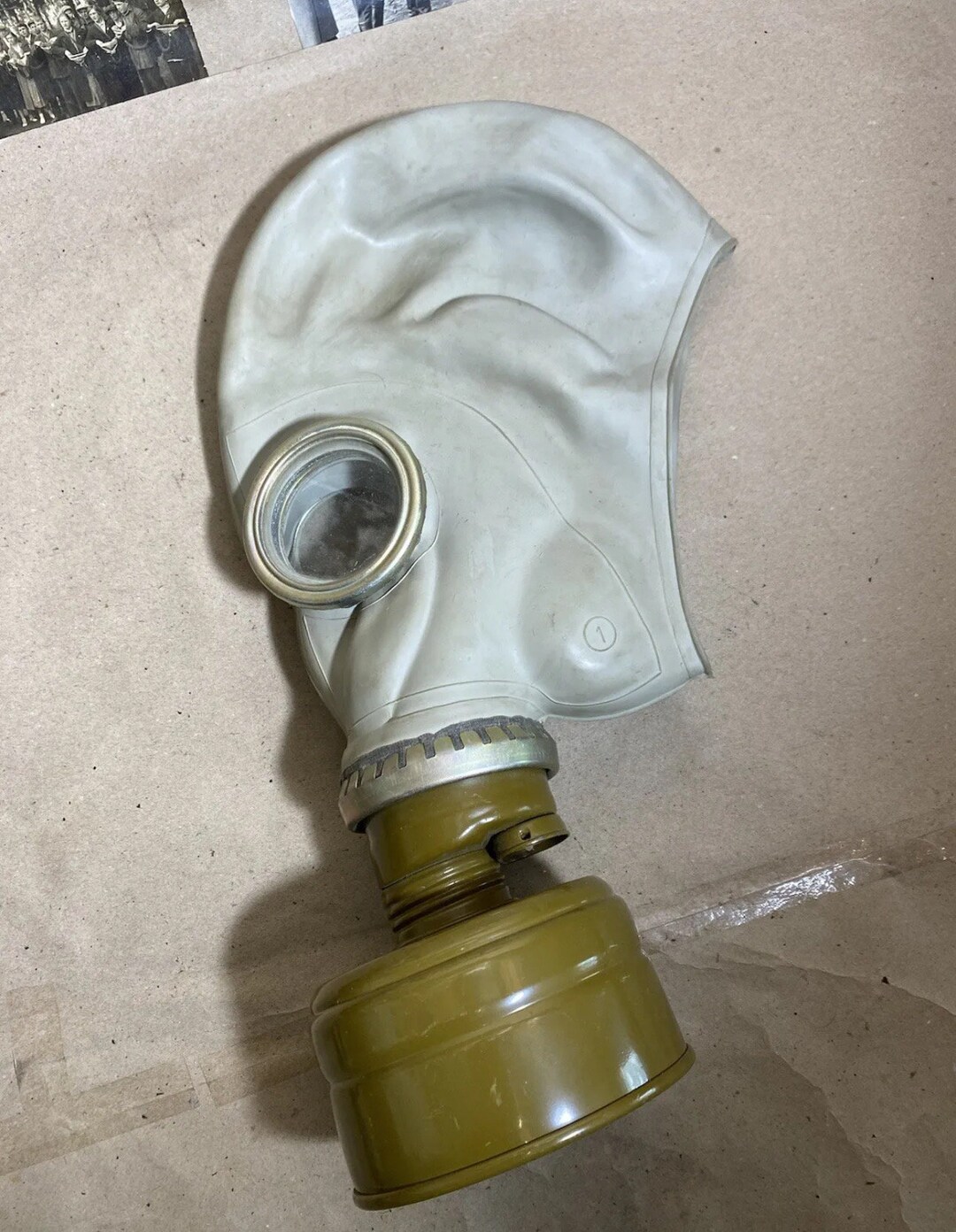 Original Protection Gas Mask SHM-41M 1969 EO-62K USSR Size 1 Soviet ...