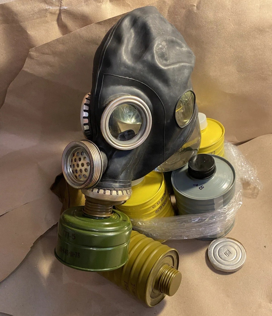 Soviet USSR Military Protection Vintage Gas Mask PMG-2 PMG 2 PMG2 Army ...