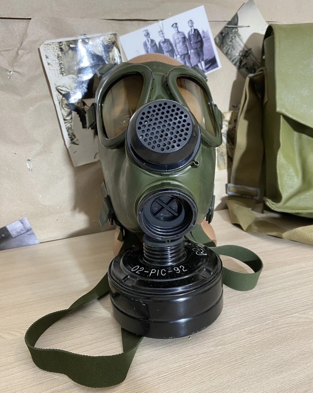 Original Romanian Army Protection Gas Mask M74 Romania Vintage Military ...