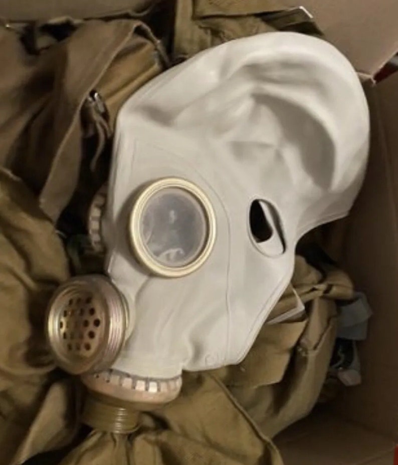 Soviet USSR Military Vintage Gas Mask PMG-2 PMG 2 PMG2 Army Gp-5m ...