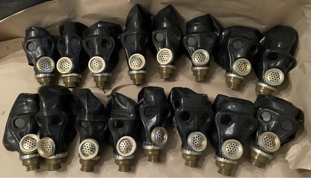 Original Rare USSR Gas Mask Prv-u RSH-4 Shms Soviet Vintage Rocket ...