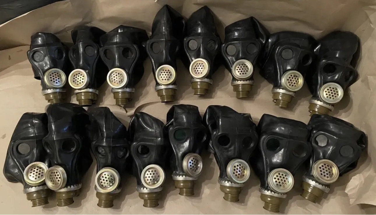 Original Rare USSR Gas Mask Prv-u RSH-4 Shms Soviet Vintage Rocket ...