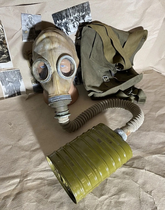 protection gas mask Soviet USSR military vintage gas … - Gem