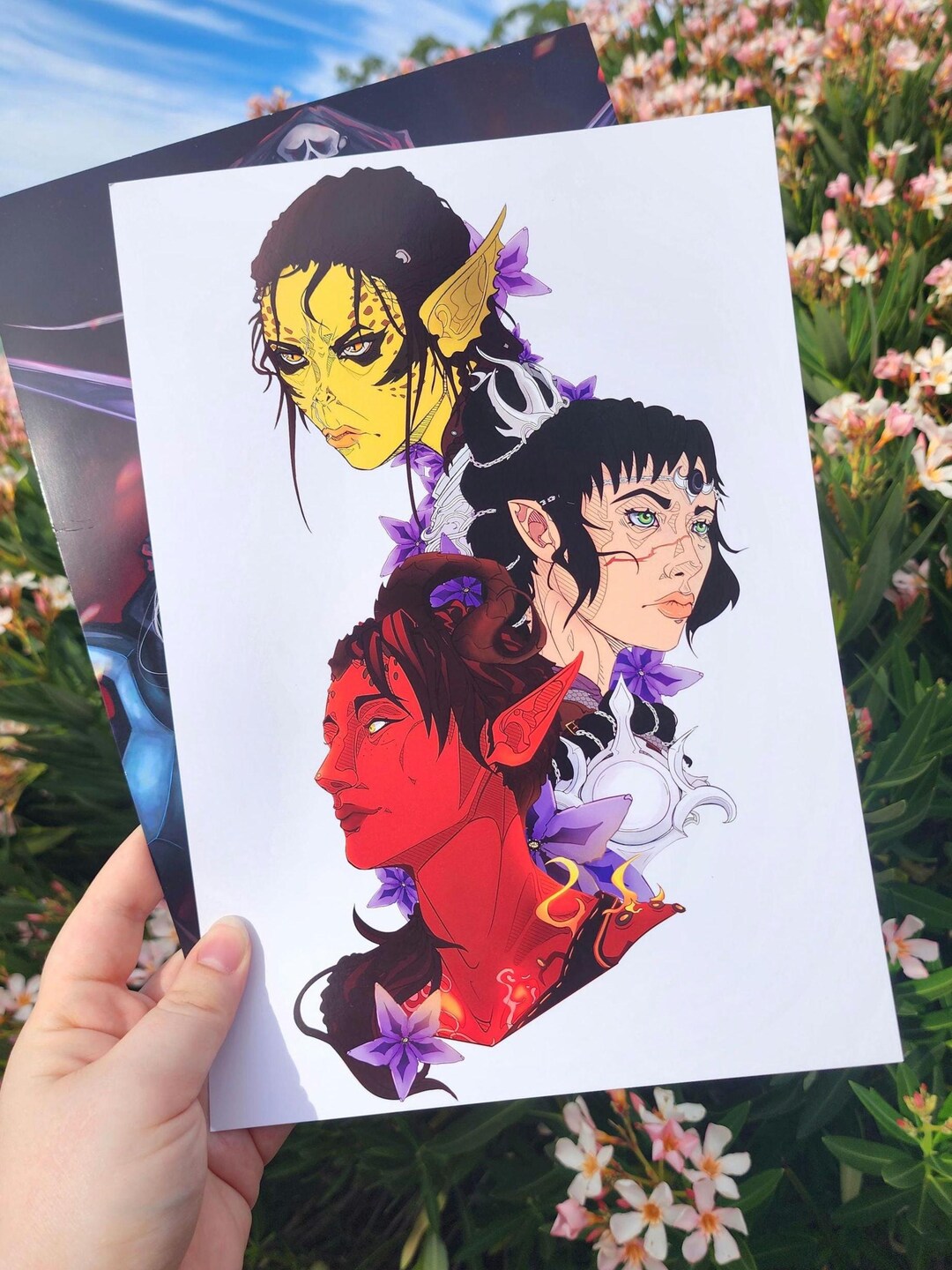 Elf, Tiefling, Gith, BG3 Art Print - Etsy