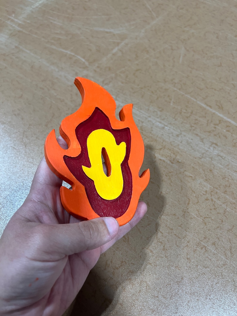 Wooden Demon Slayer Rengoku Sword Guard - Etsy