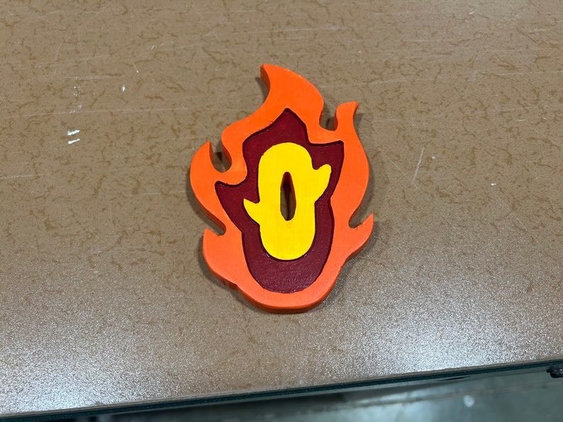 Wooden Demon Slayer Rengoku Sword Guard - Etsy