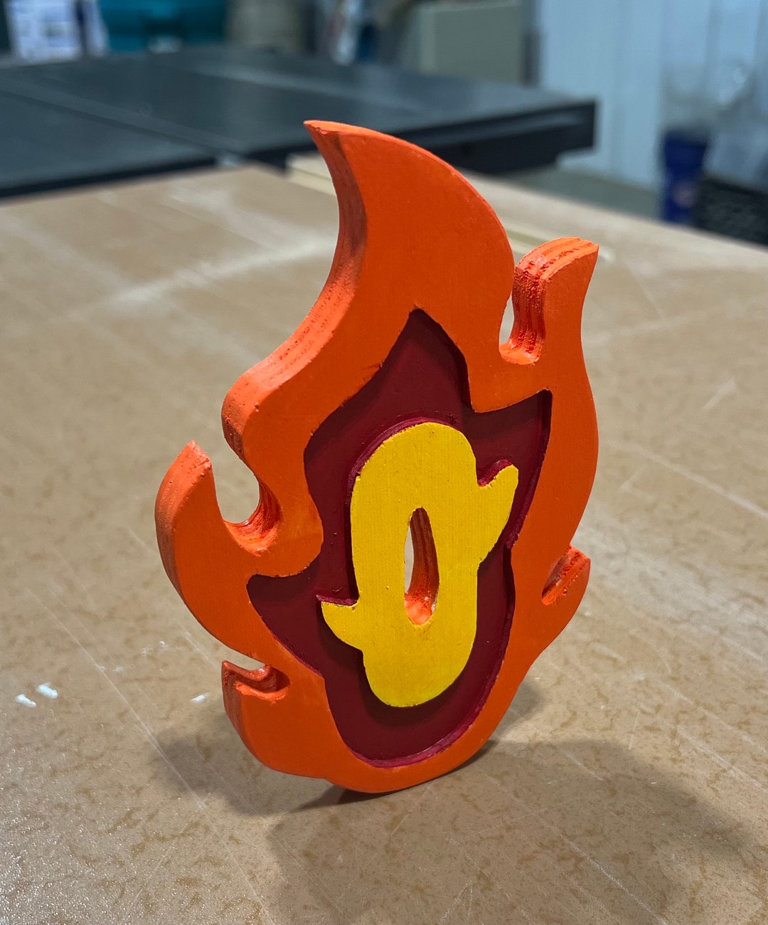 Wooden Demon Slayer Rengoku Sword Guard - Etsy