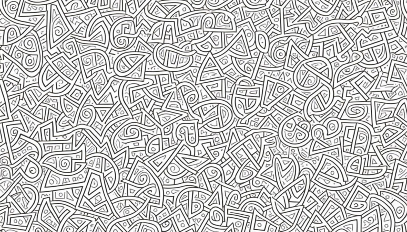 45 Geometric & Hypnotic Coloring Pages – Mindful Mandala-inspired Art ...