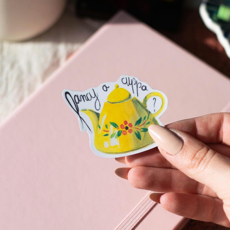 Books Tea Stickers - Etsy UK