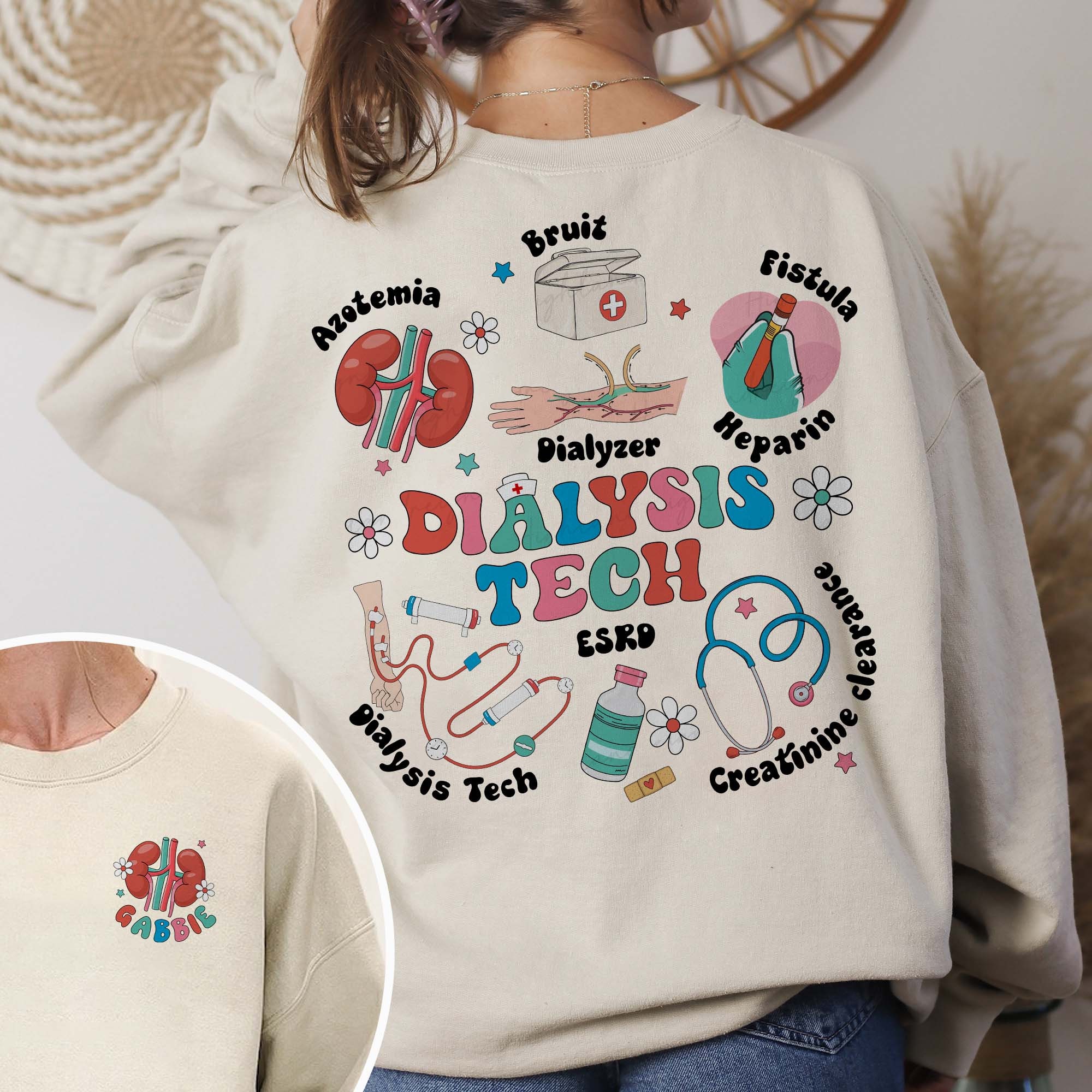 Personalized Dialysis Tech Shirt, Dialysis Nurse Shirt, Nephrology ...