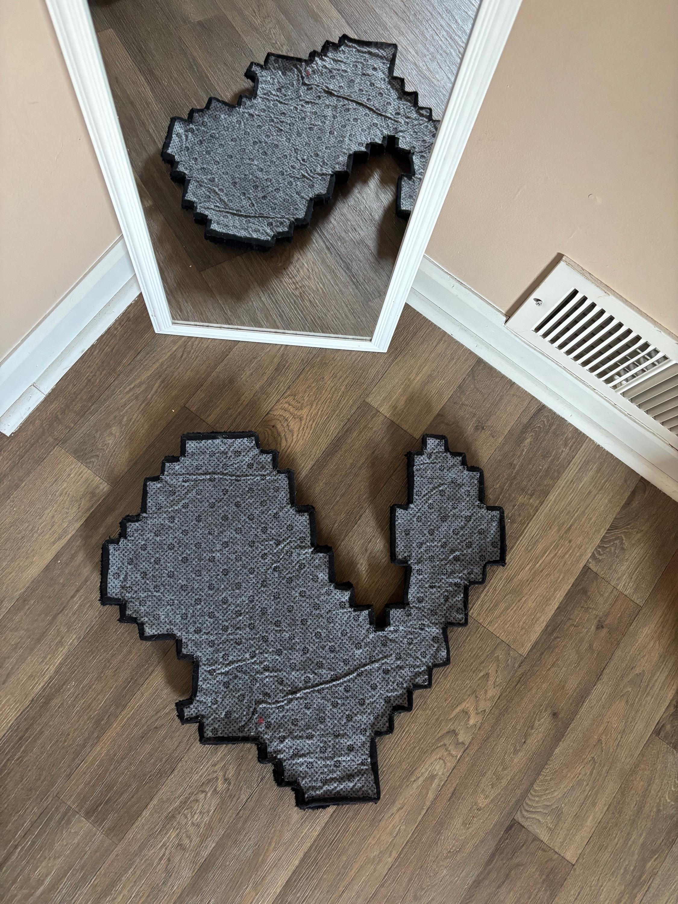 8-bit Charmander Tufted Rug - Etsy