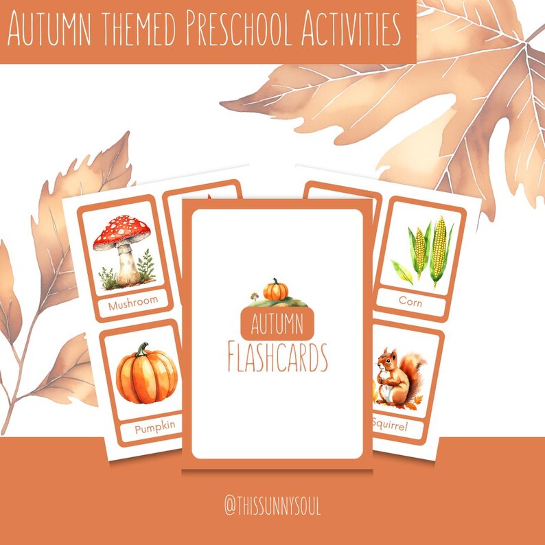 Nature Themed Preschool Worksheets - Autumn Pack - Autumn Activities ...