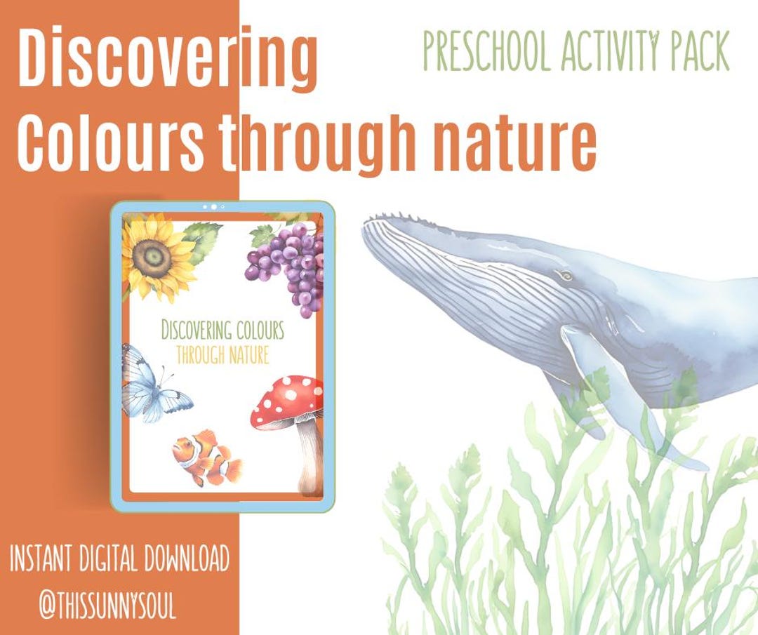 Nature-inspired Colours Printables | Homeschool & Preschool Learning ...