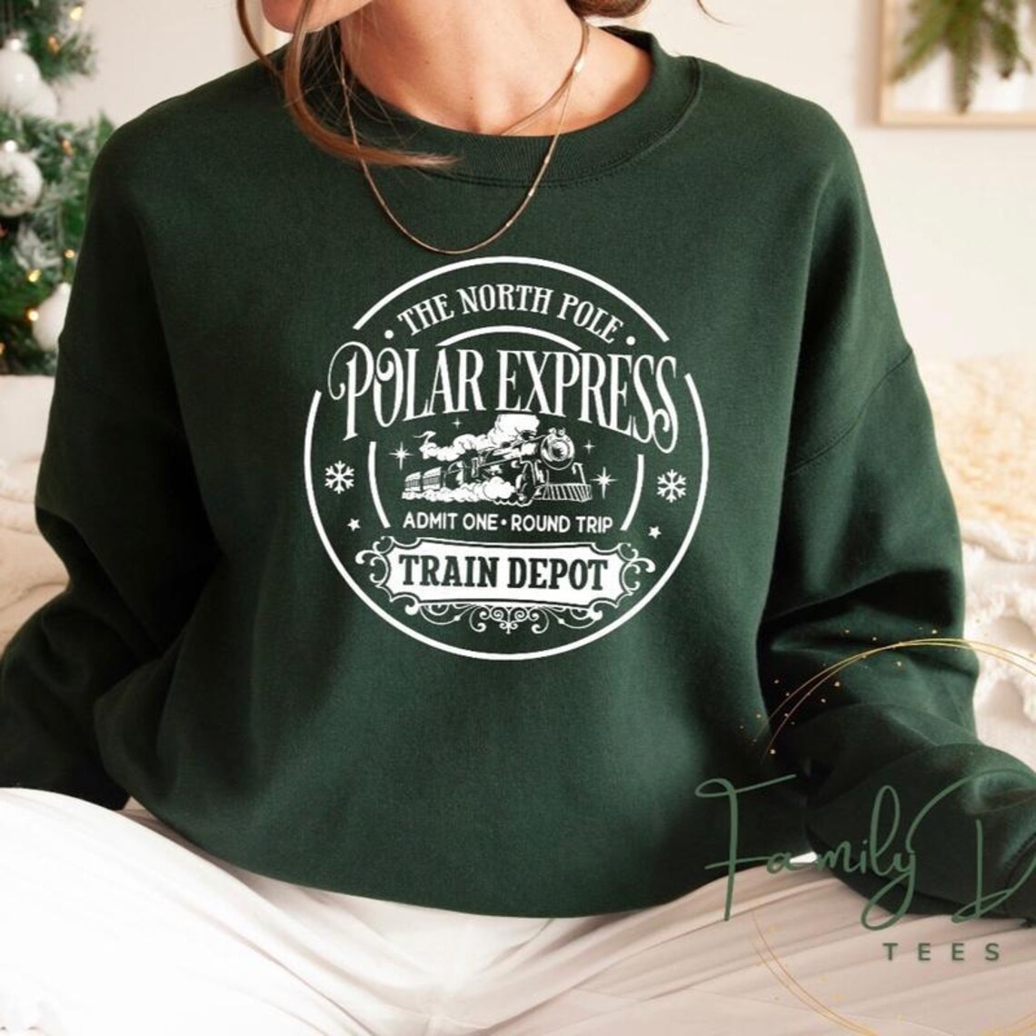 Polar Express Hoodie, Polar Express Trip Sweatshirt, Christmas Family ...