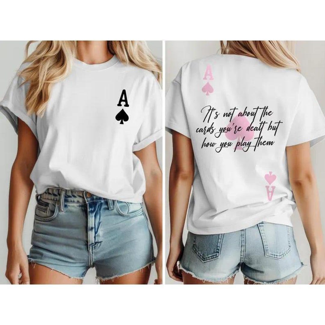 Ace of Spades Shirt, Inspiring Quote Sweatshirt, Inspirational Quotes ...