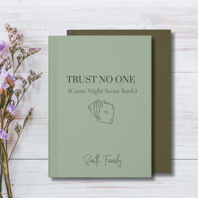 Fun Game Night Score Book, Board Game Scorebook for Families, Friends ...