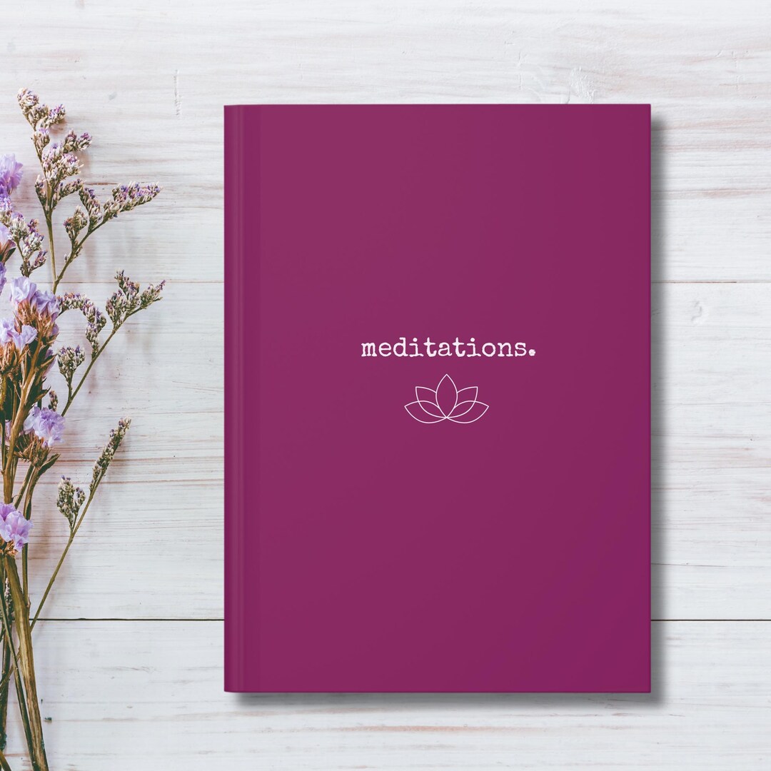 Minimalistic Meditation Notebook, Yoga & Meditation Teacher Gift ...
