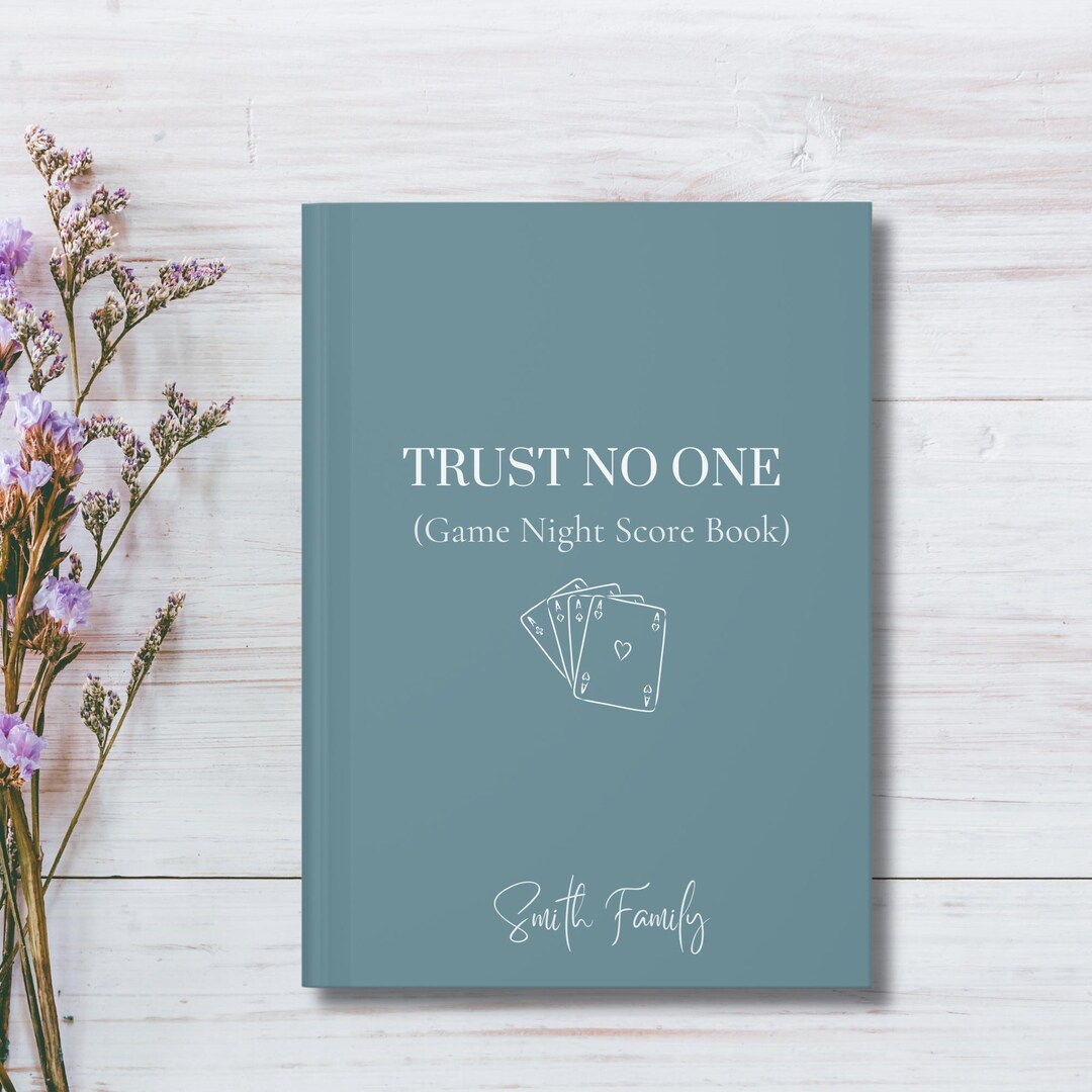 Fun Game Night Score Book, Board Game Scorebook for Families, Friends ...